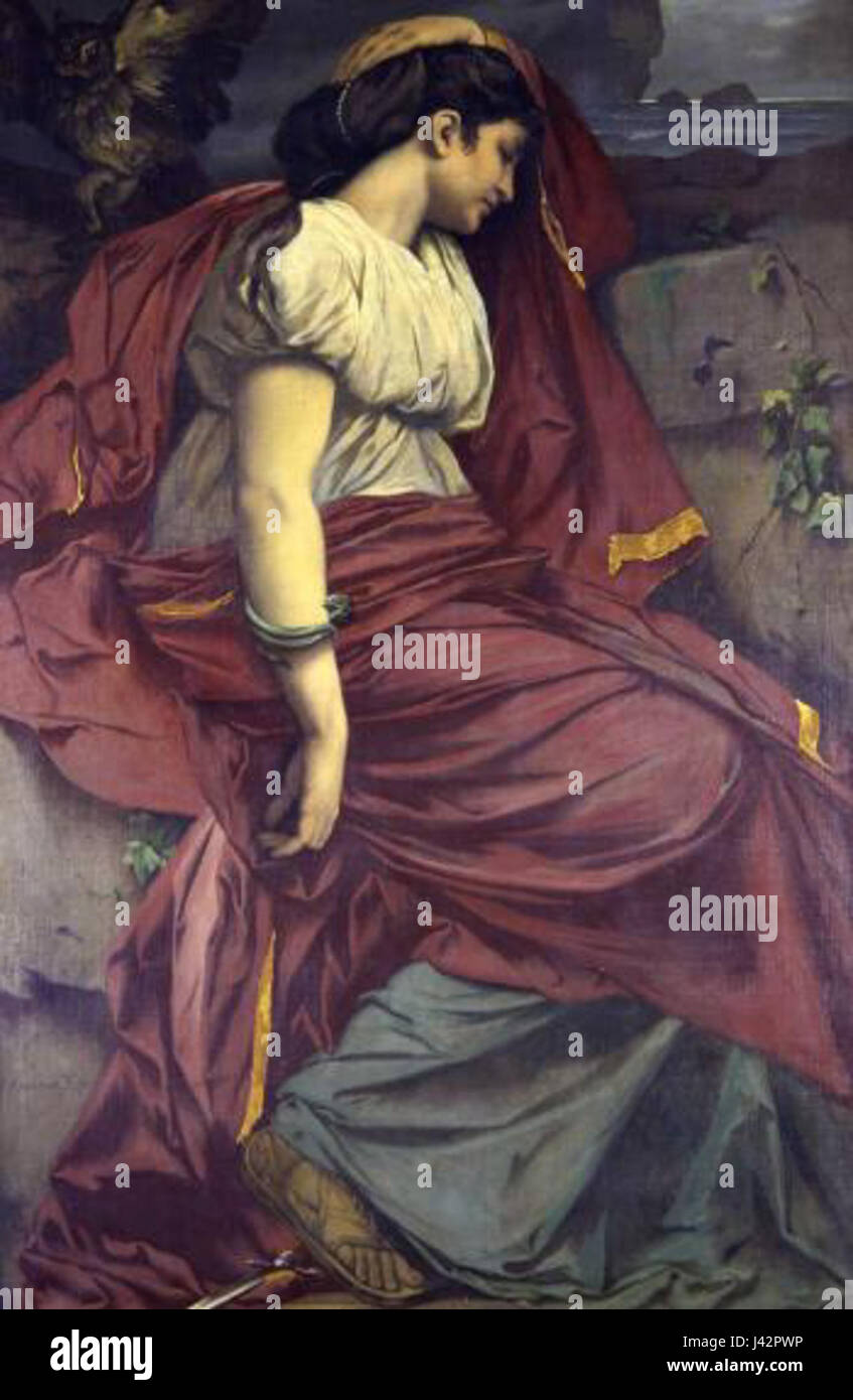 The 'Medea mit dem dolche' is a depiction of the mythical figure Medea ...