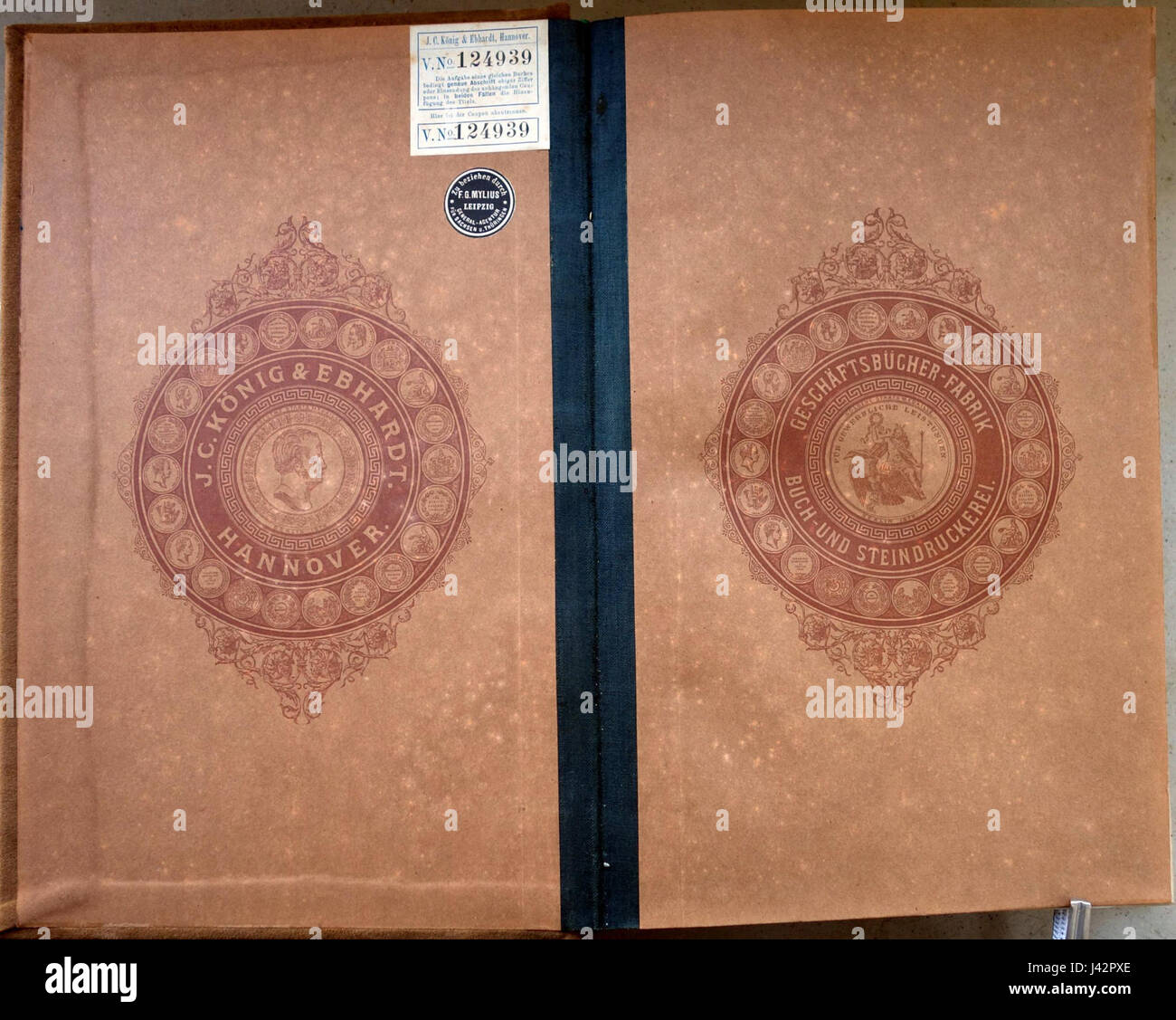 The 'Lagerbuch des Naoum Dedo aus Leipzig' is a historical ledger book ...