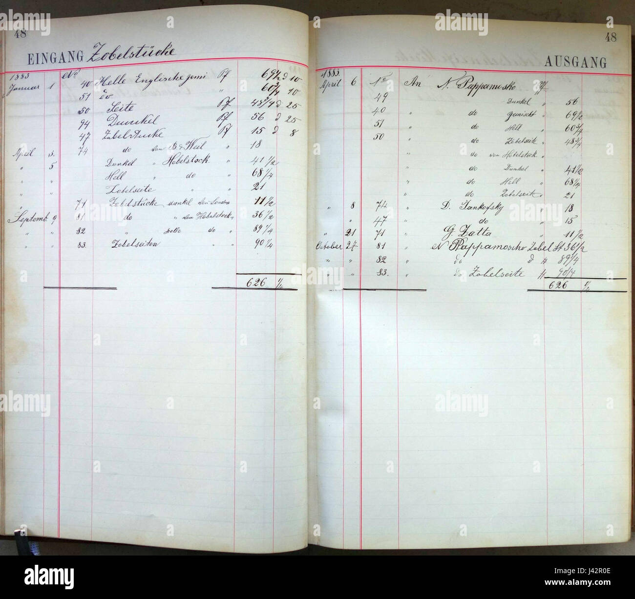 This ledger book, dating from 1883-1884, belonged to Naoum Dedo of ...