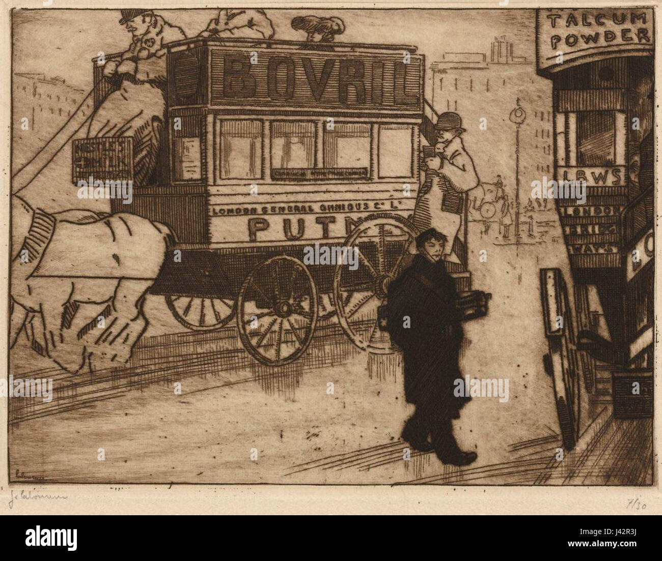 Les derniers bus 1912 Stock Photo - Alamy