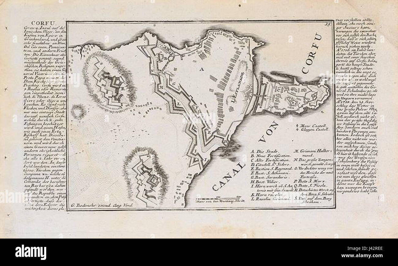 Old map of corfu hi-res stock photography and images - Alamy