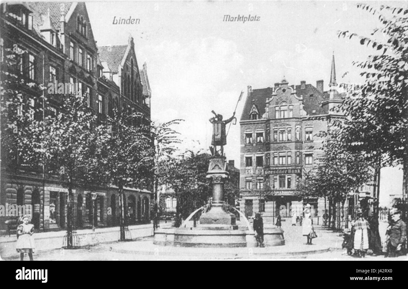 Map of linden hi-res stock photography and images - Alamy