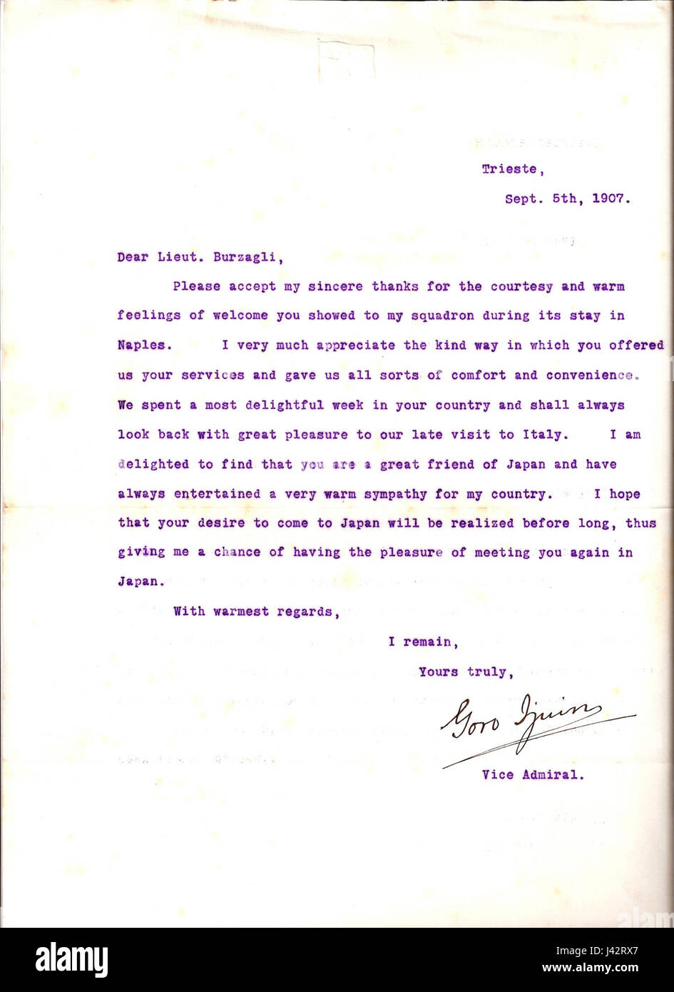 'Lettera ambasc' refers to a diplomatic or official letter, likely from ...