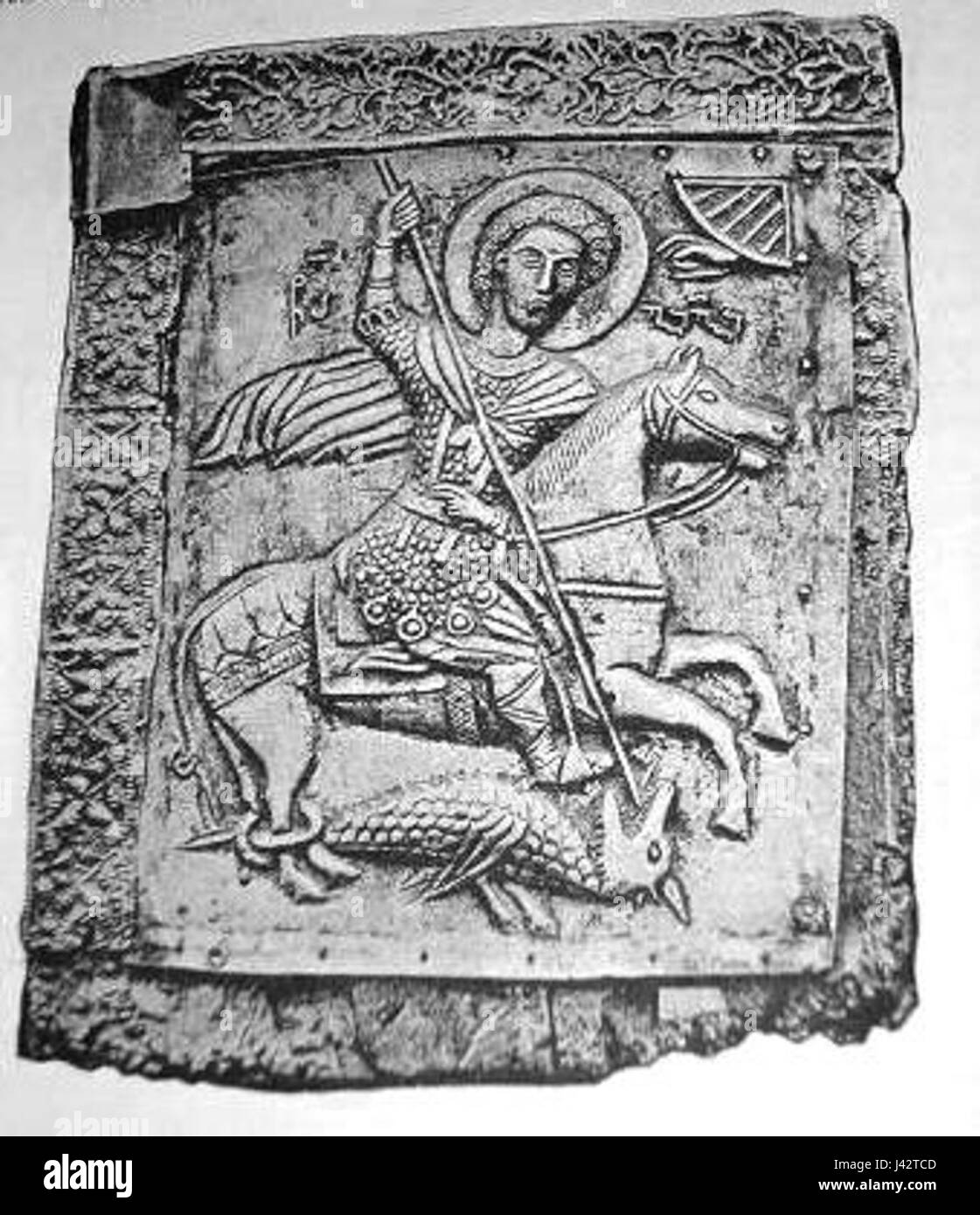 The icon of St. George from Likhauri, created in 1890 by Kondakov, is a ...