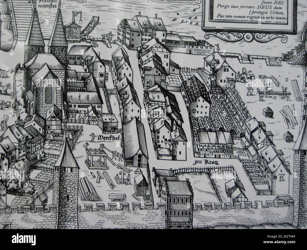 A reference to the 'Murerplan,' a historical map or plan of the city of ...