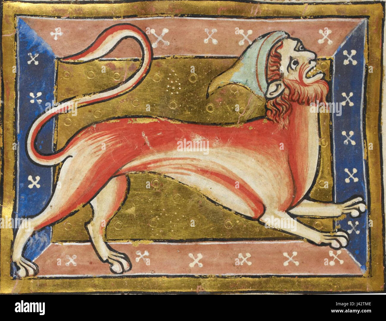 The 'Manticore Royal MS12' is a manuscript depicting the mythical ...