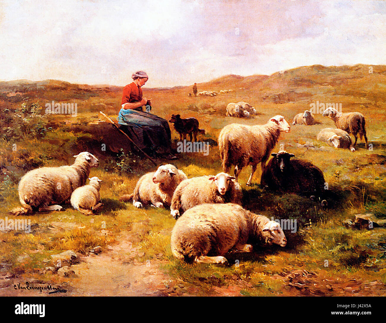 Shepherdess hi-res stock photography and images - Alamy