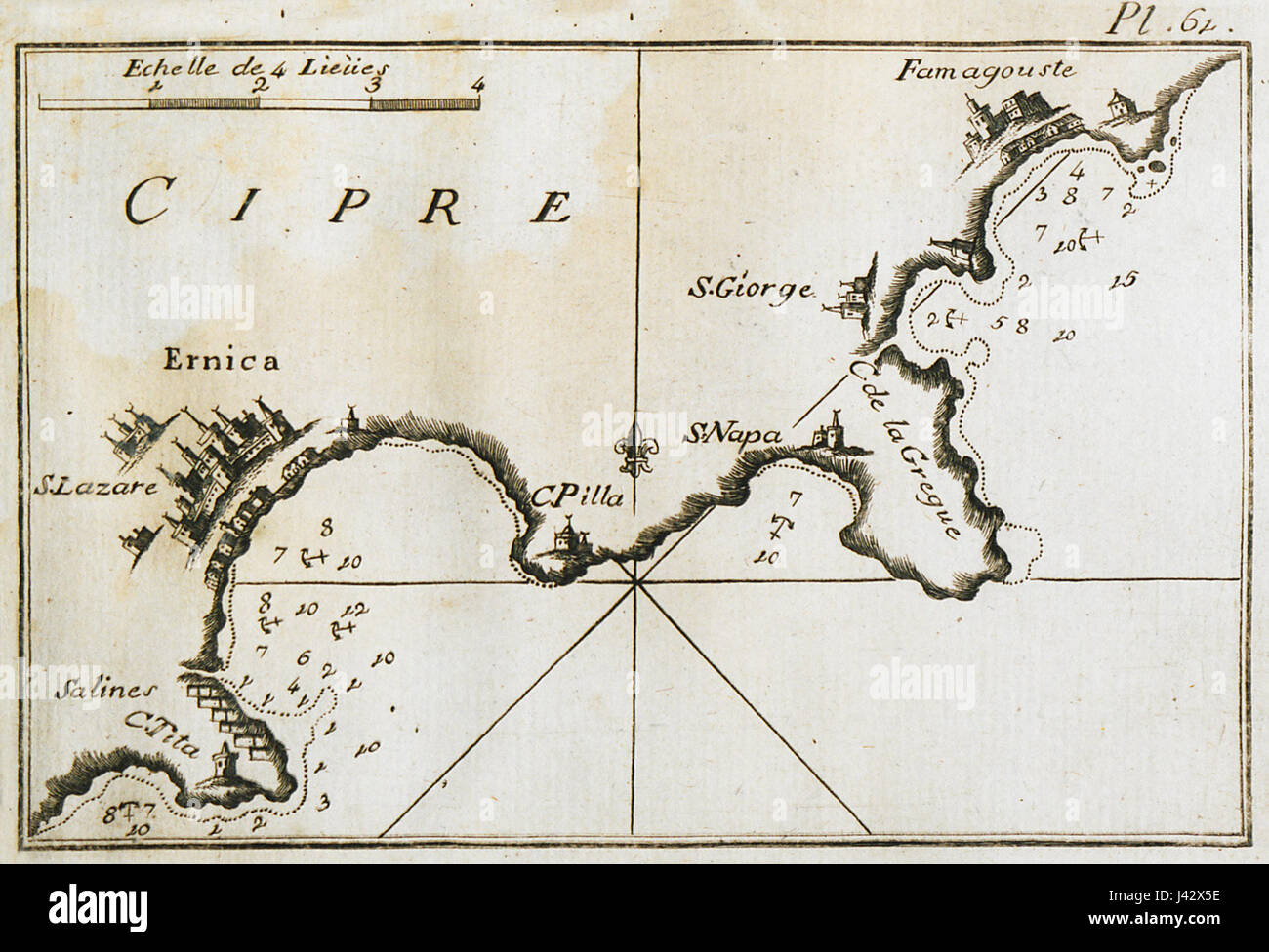 Larnaca map hi-res stock photography and images - Alamy