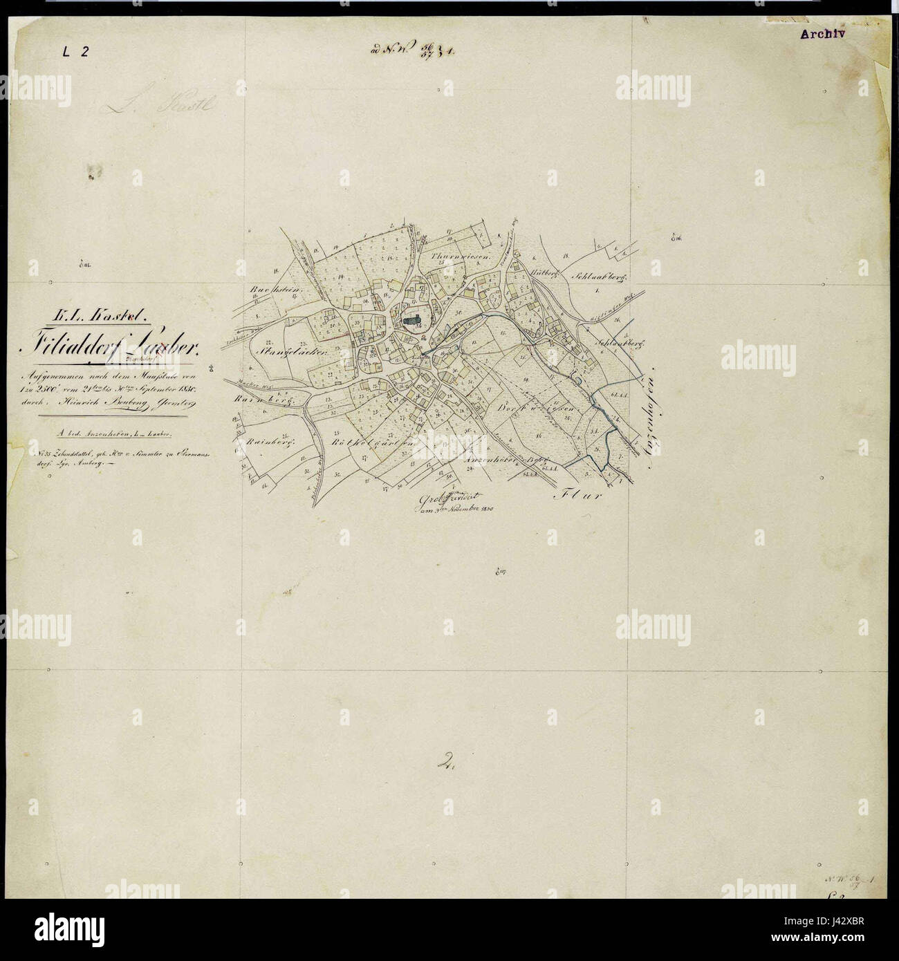 This map shows Laaber near Neumarkt in the Upper Palatinate (Oberpfalz ...