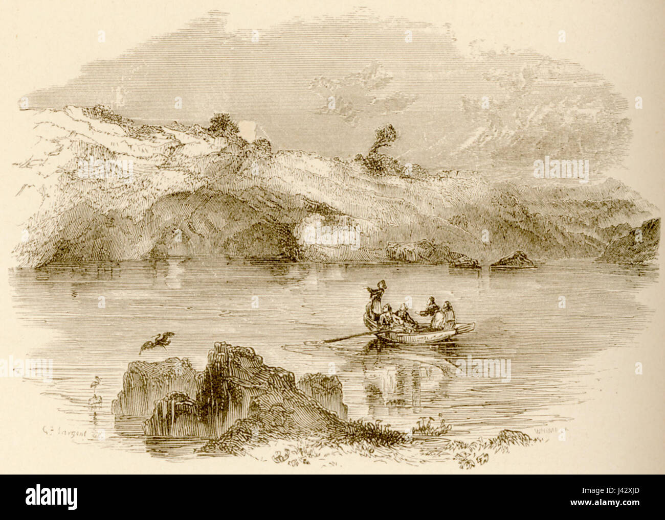 'Lake Copais and Katabothra' by Christopher Wordsworth, published in ...