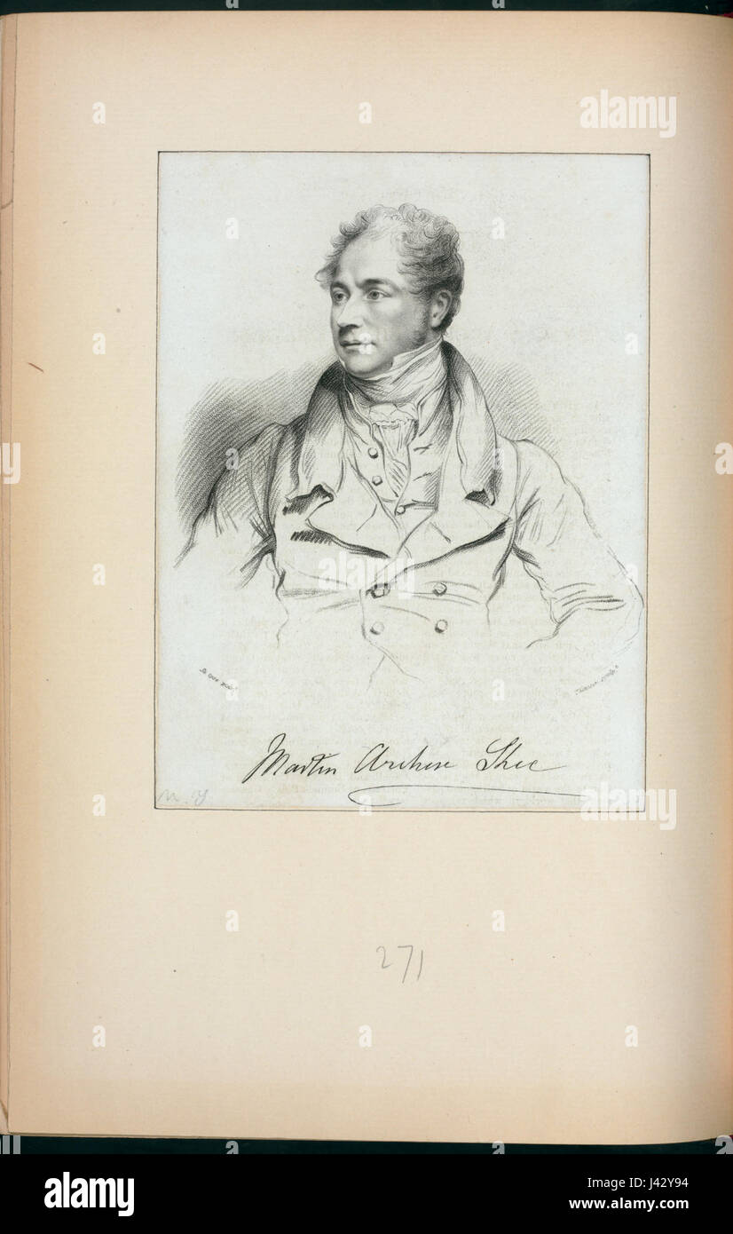 Martin Archer Shee (NYPL Hades 255429 431336 Stock Photo - Alamy