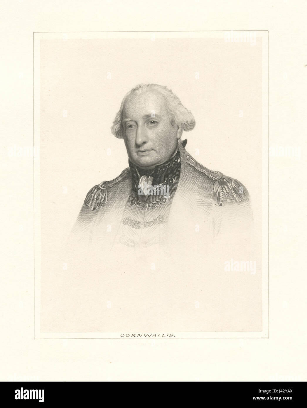 Portrait lord cornwallis british hi-res stock photography and images ...