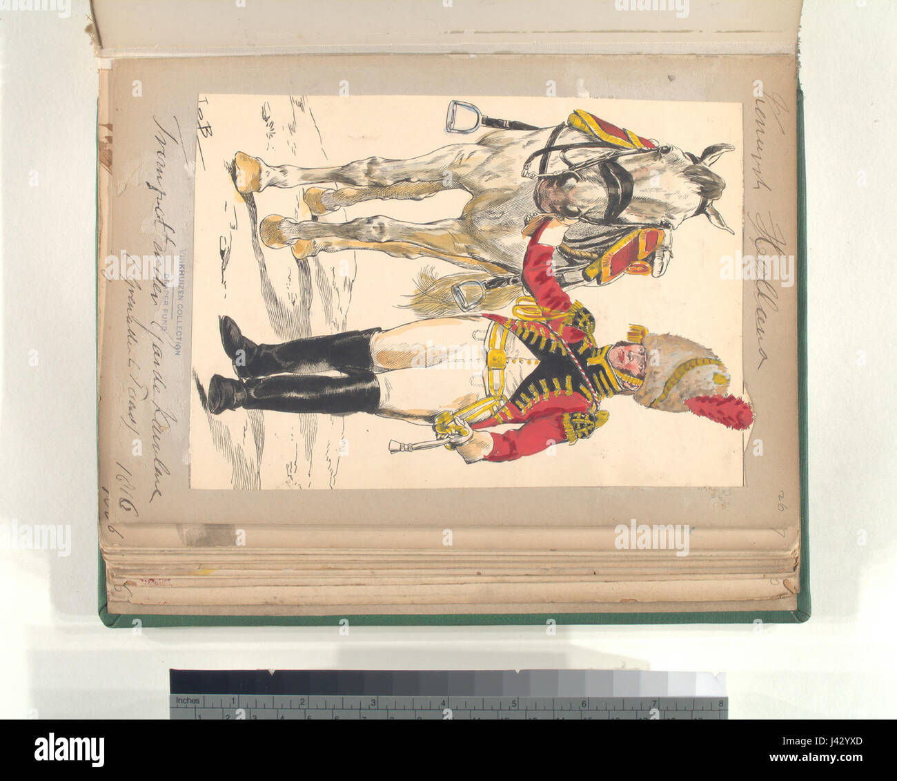 The 'Koninklijk Holland' image from 1806 depicts a member of the ...