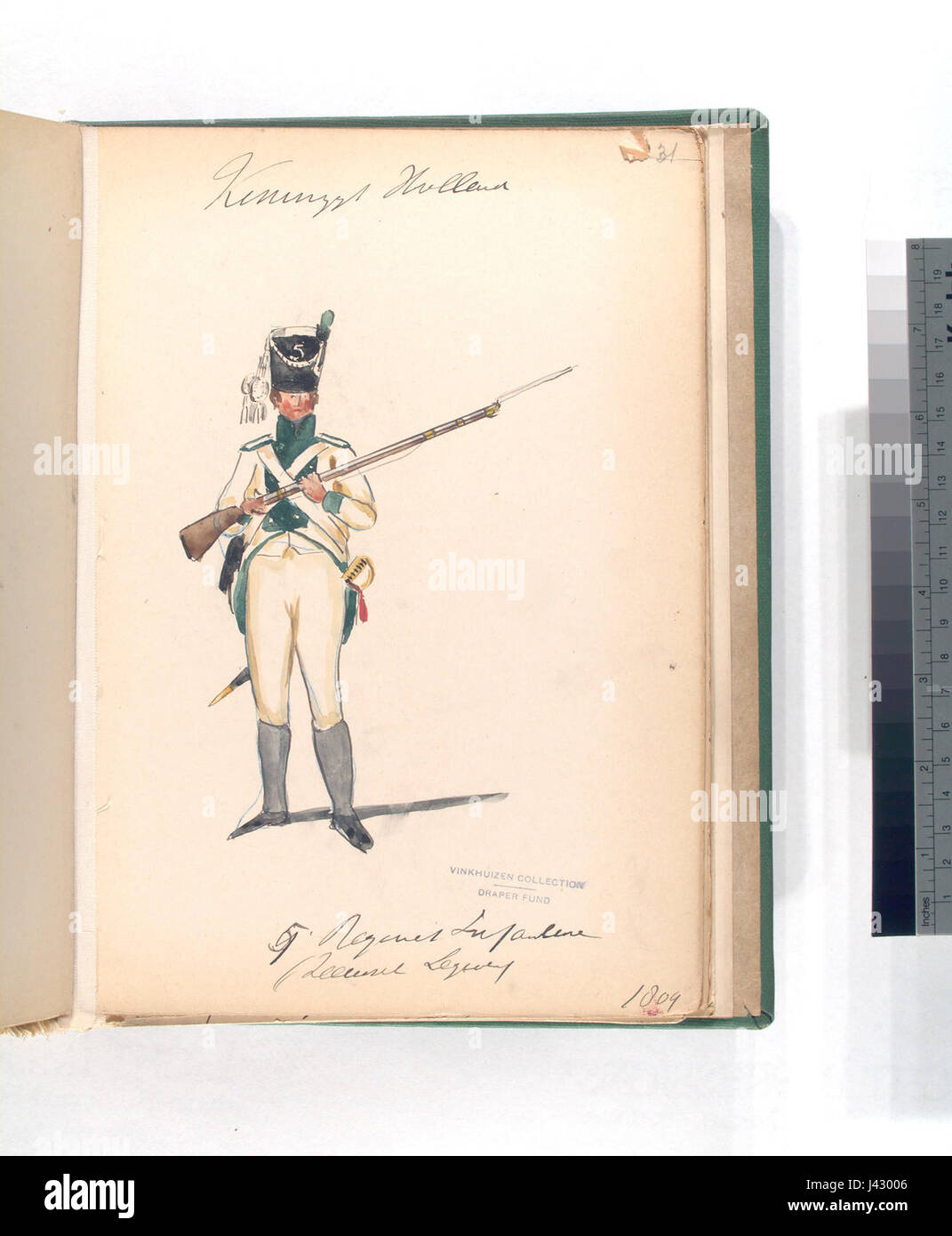 Koningrijk Holland. 5 regiment infanterie (NYPL b14896507 120187 Stock ...
