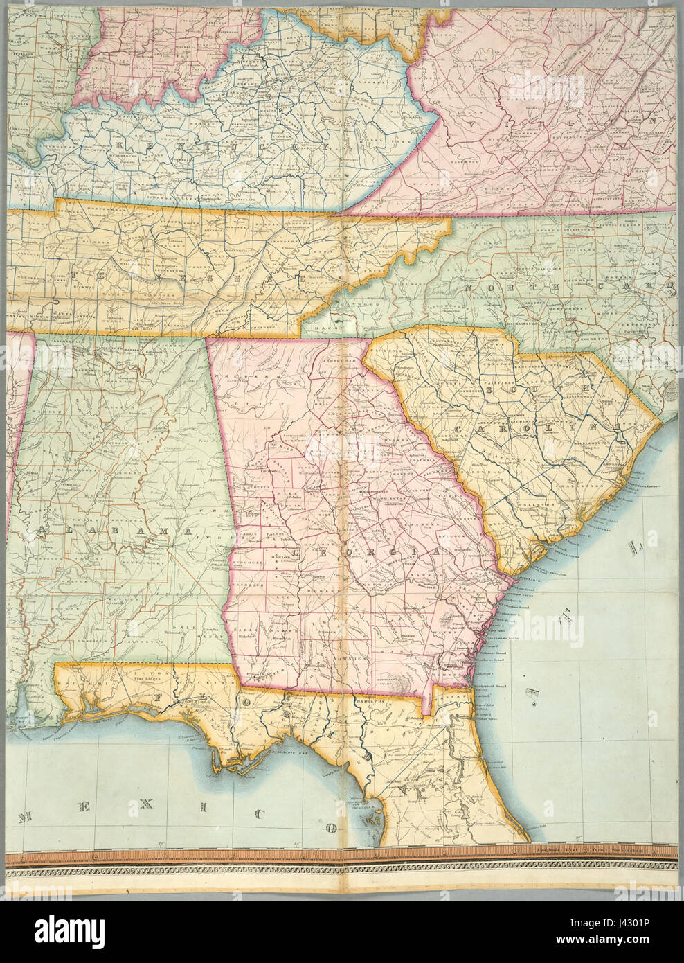 Lay's map of the United States (NYPL b11070797 1949367 Stock Photo - Alamy