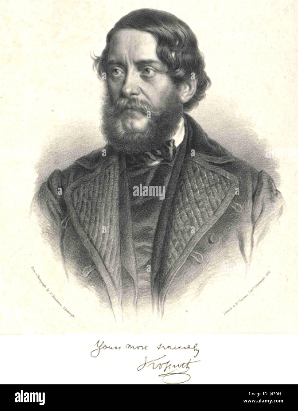 Kossuth, Lajos von (1802 1894 Stock Photo - Alamy