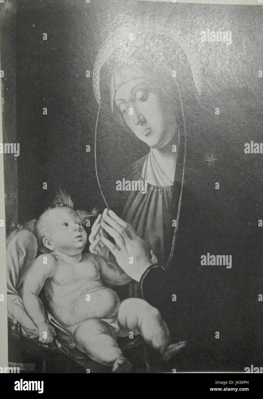 La MAdonna col bambino Stock Photo - Alamy
