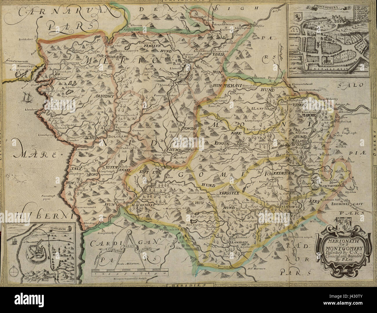 Topographic map of wales uk hi-res stock photography and images - Alamy