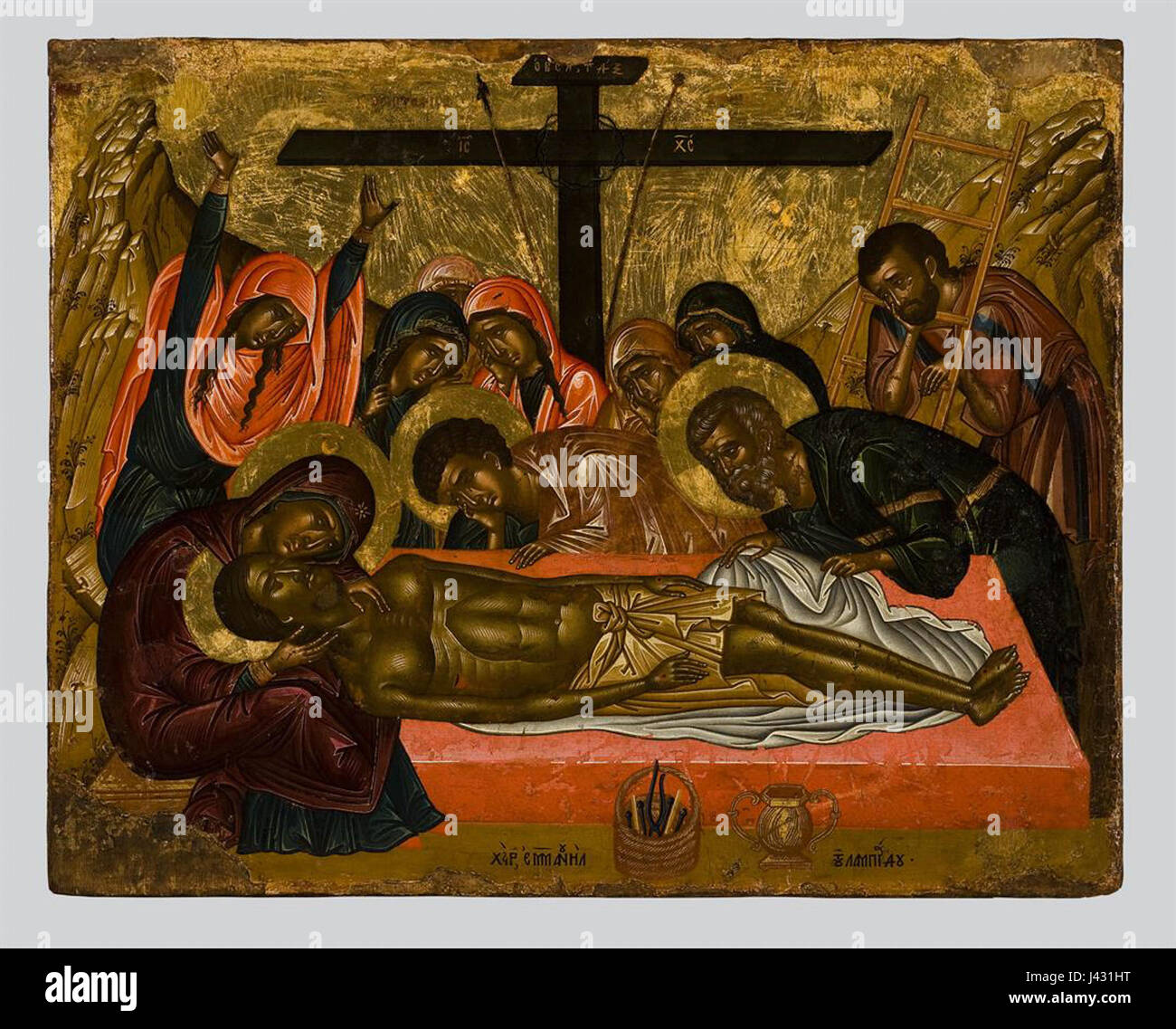 Lamentation of the body of christ hi-res stock photography and images ...