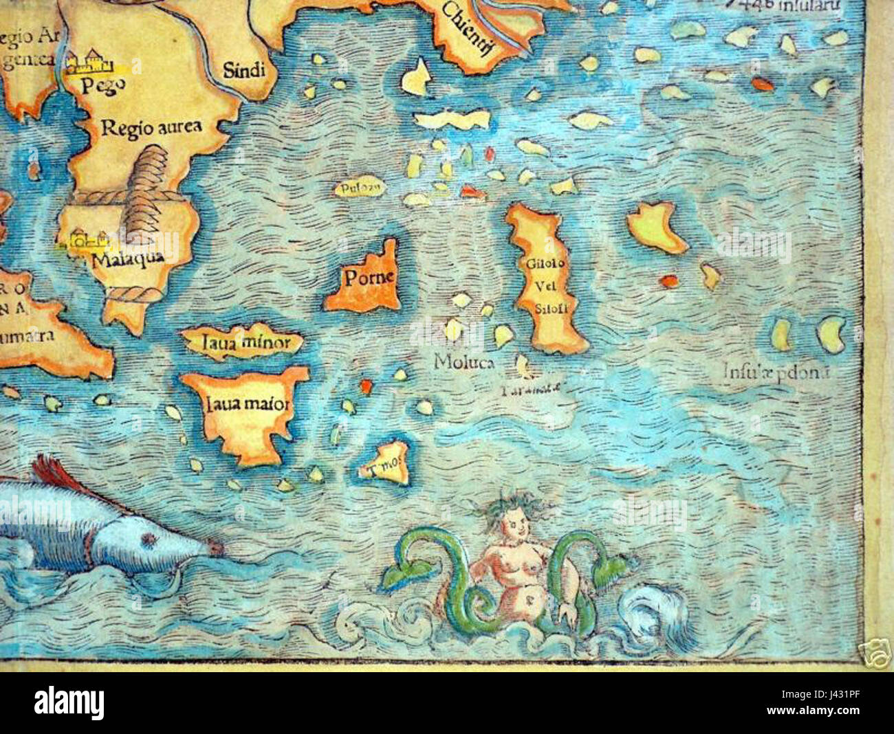 This 1560 map of Asia provides a historical view of the continent ...