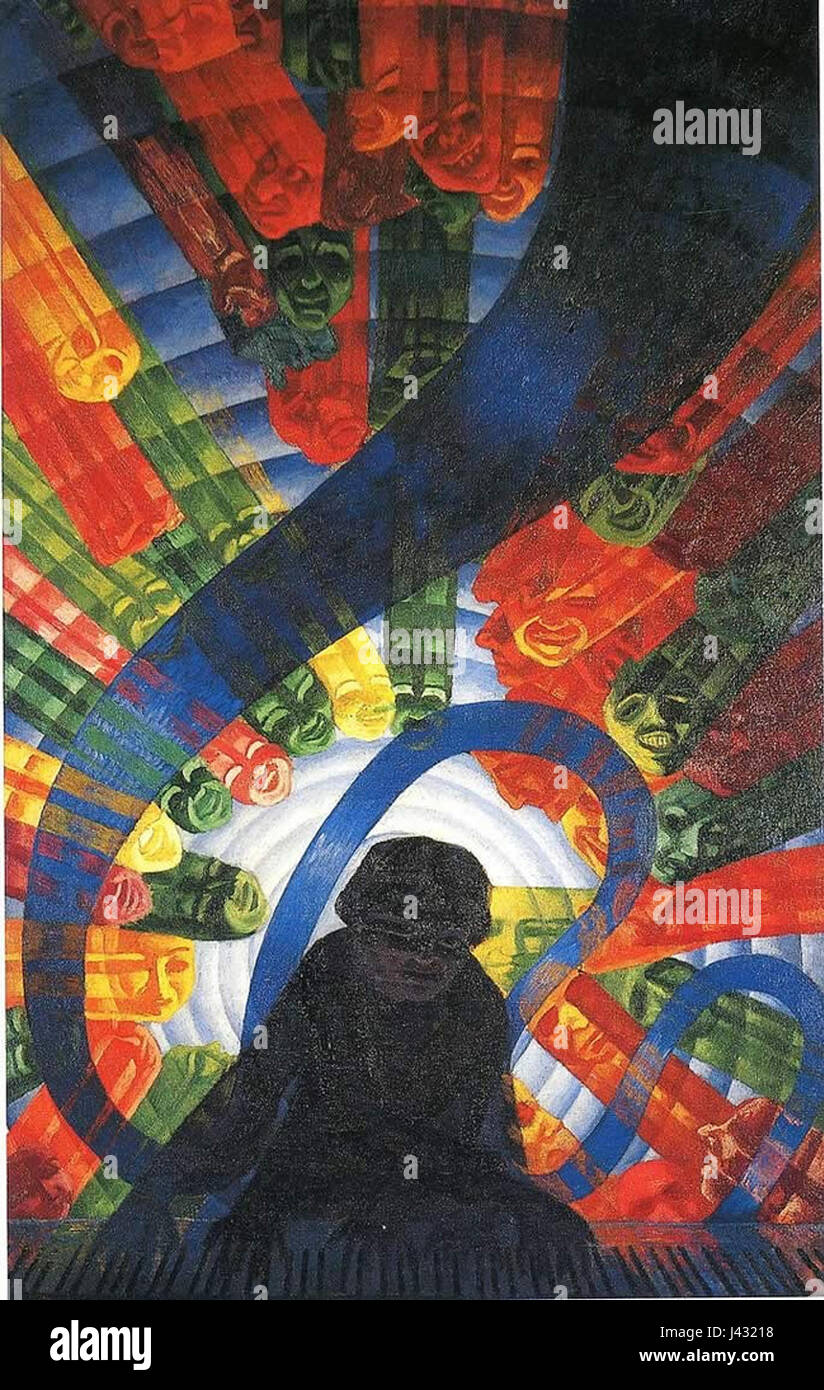 La musica, Luigi Russolo Stock Photo - Alamy