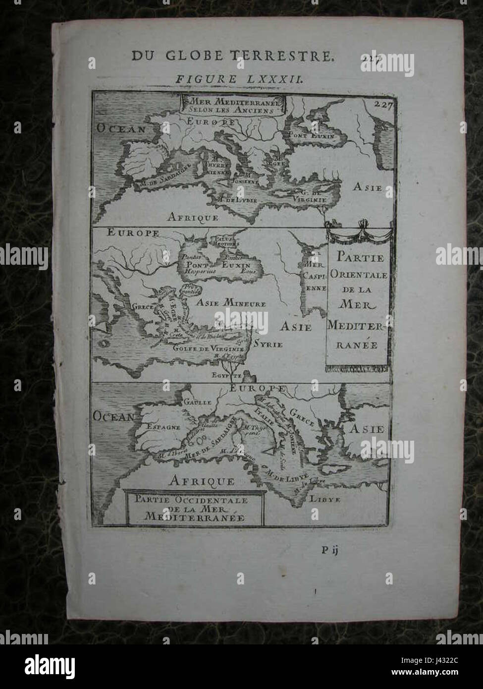 Map of the ancient eastern Mediterranean, 1683 Stock Photo - Alamy