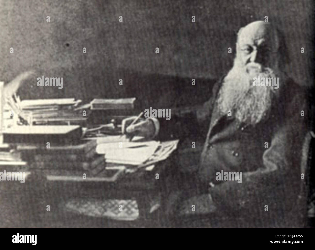 Kropotkin at his desk Stock Photo - Alamy