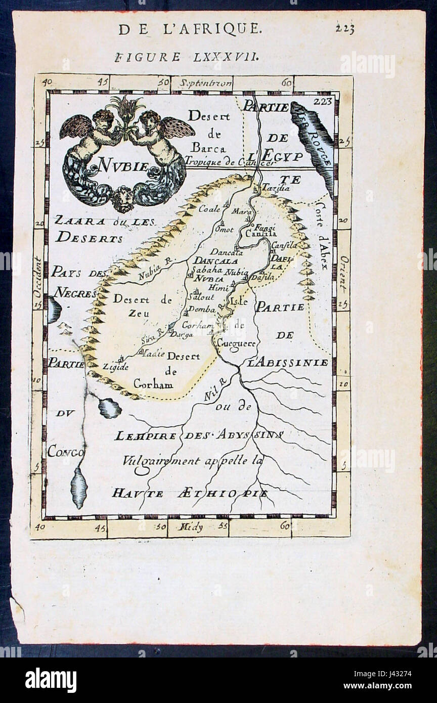 Ancient nubia map hi-res stock photography and images - Alamy