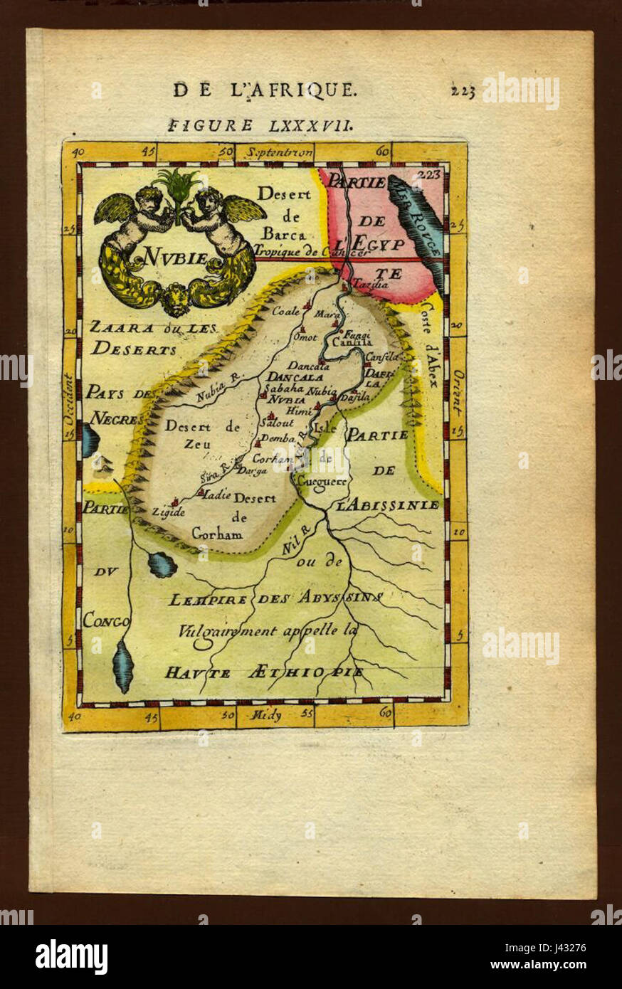 Ancient nubia map hi-res stock photography and images - Alamy