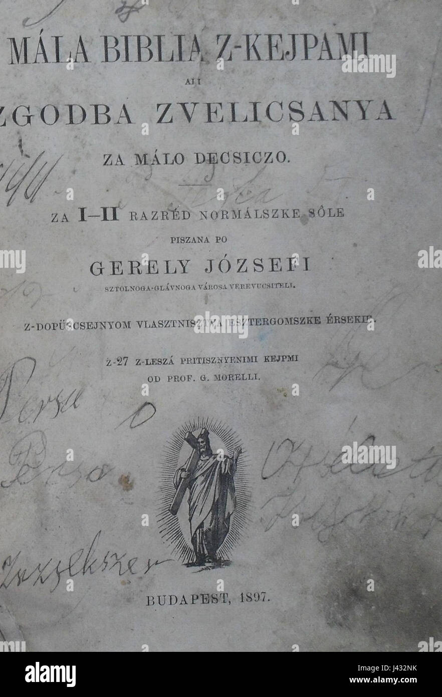 Mala biblia z kejpami (1897 Stock Photo - Alamy