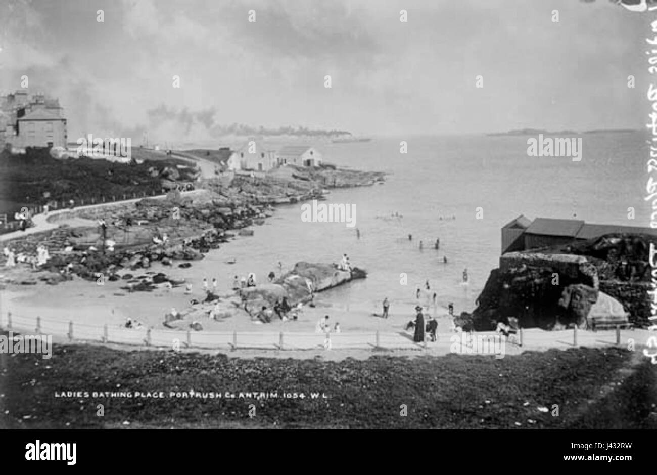 The Ladies Bathing Place in Portrush, Northern Ireland, is a historic ...