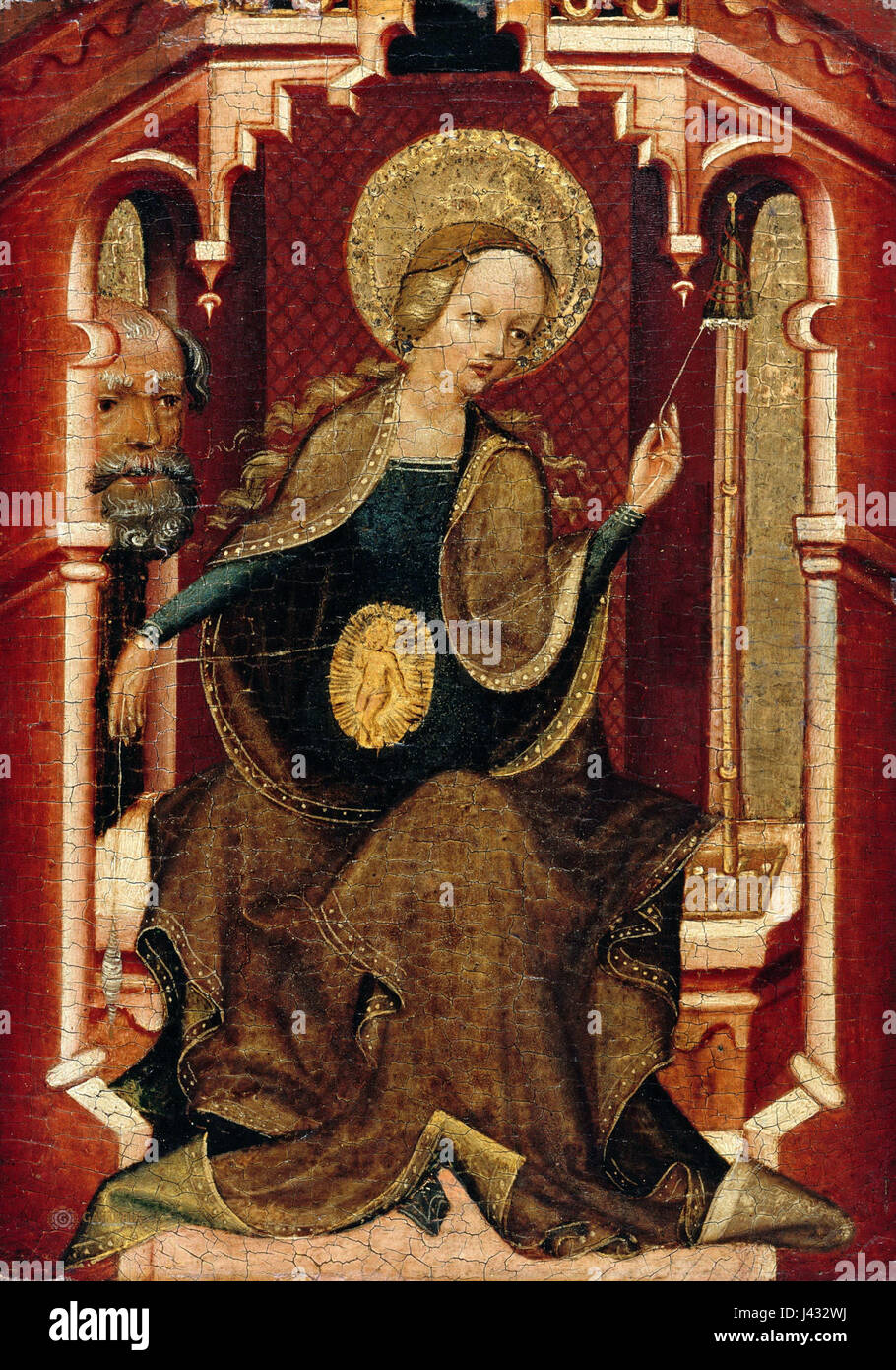 Medieval weaving painting hi-res stock photography and images - Alamy