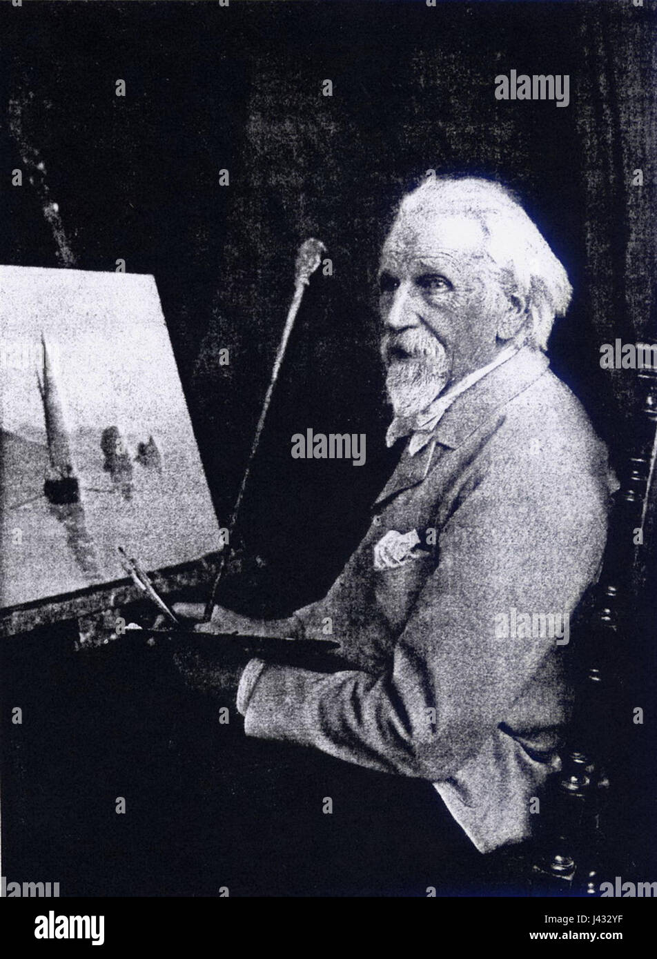 Lev Feliksovich Lagorio the Russian painter and the aquarellist Stock ...