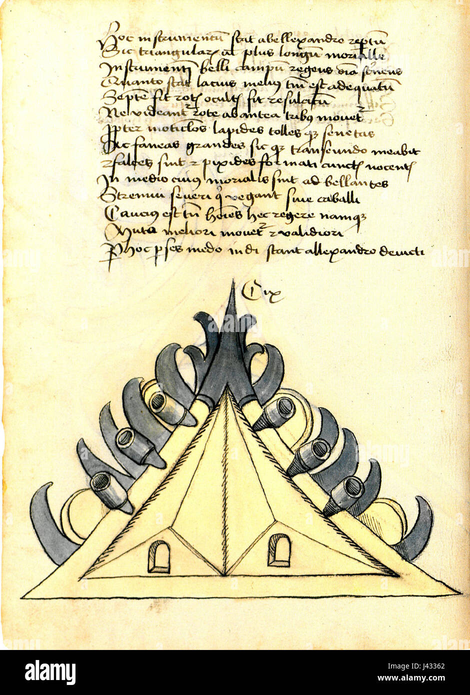 Konrad Kyeserâ€™s 'Bellifortis' is a medieval manuscript with detailed ...