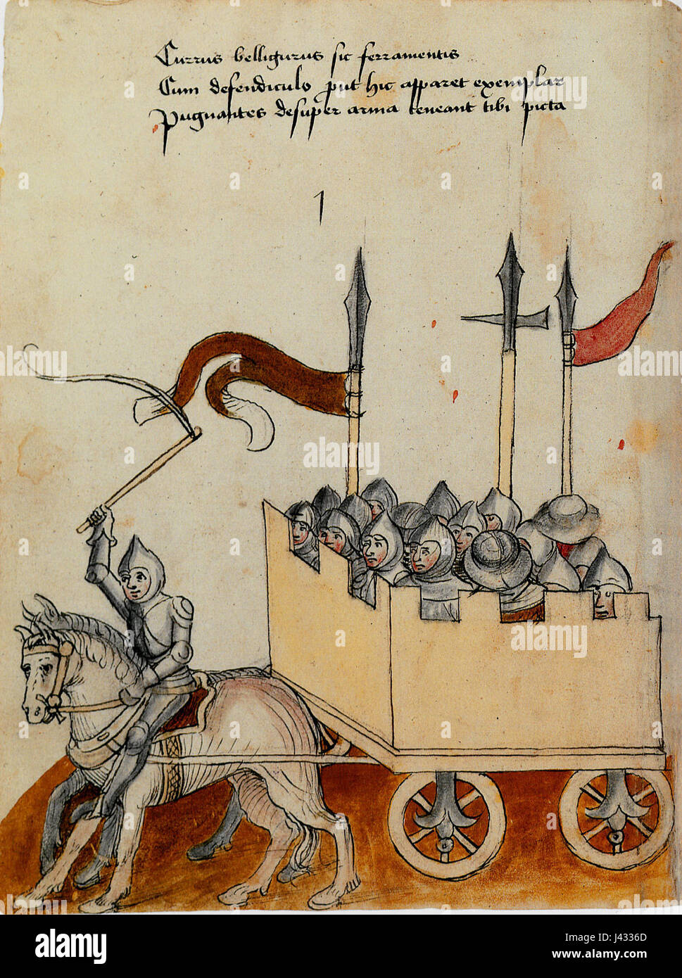 'Bellifortis' by Konrad Kyeser is a medieval manuscript that features ...