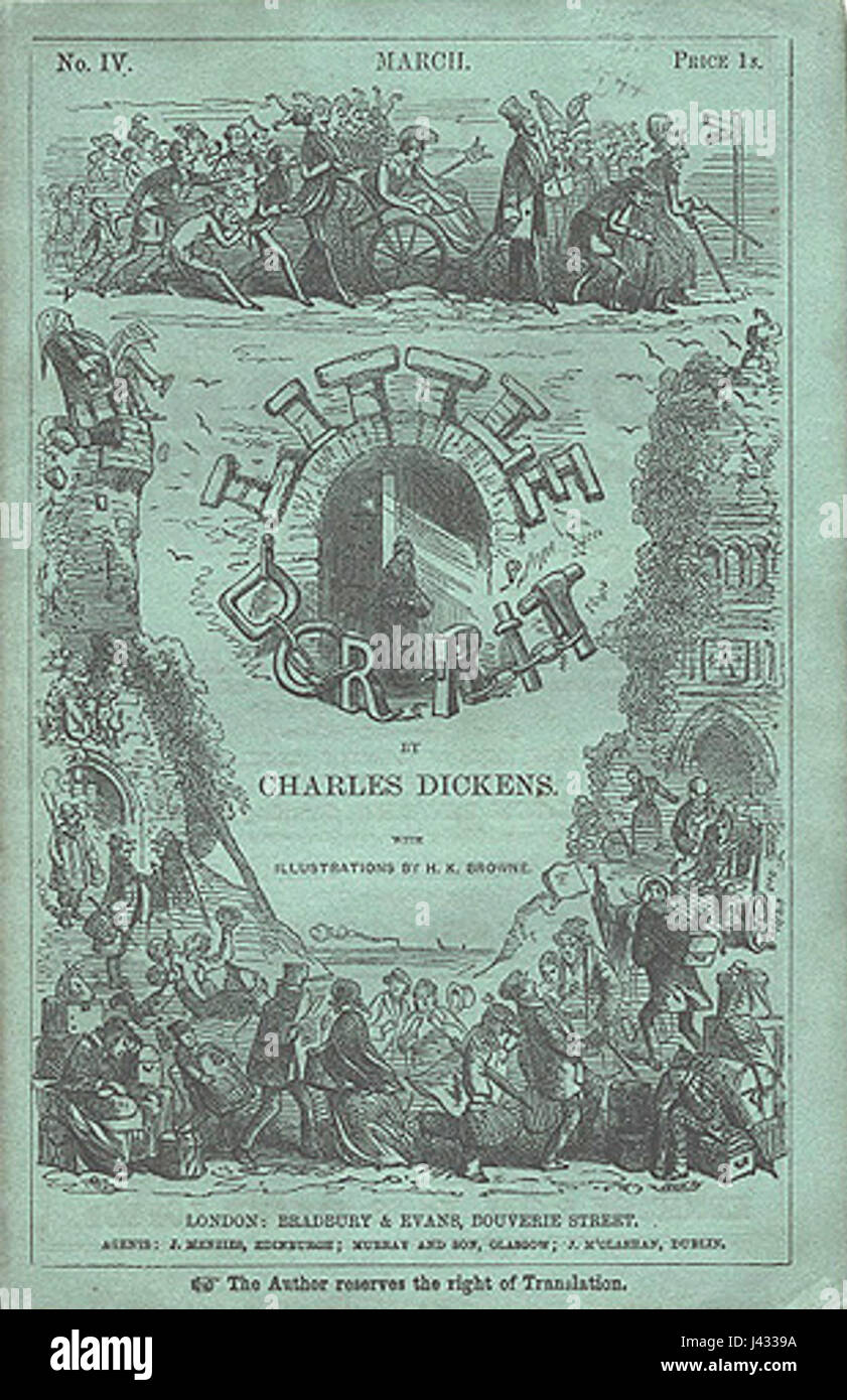 Littledorrit serial cover Stock Photo - Alamy