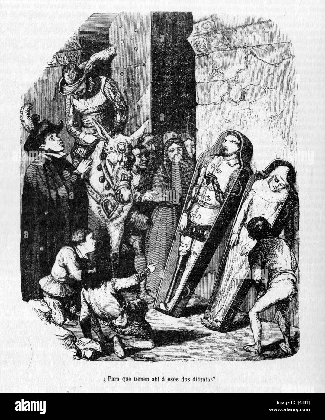 This illustration from 'Los Monfies de las Alpujarras' on page 108 ...