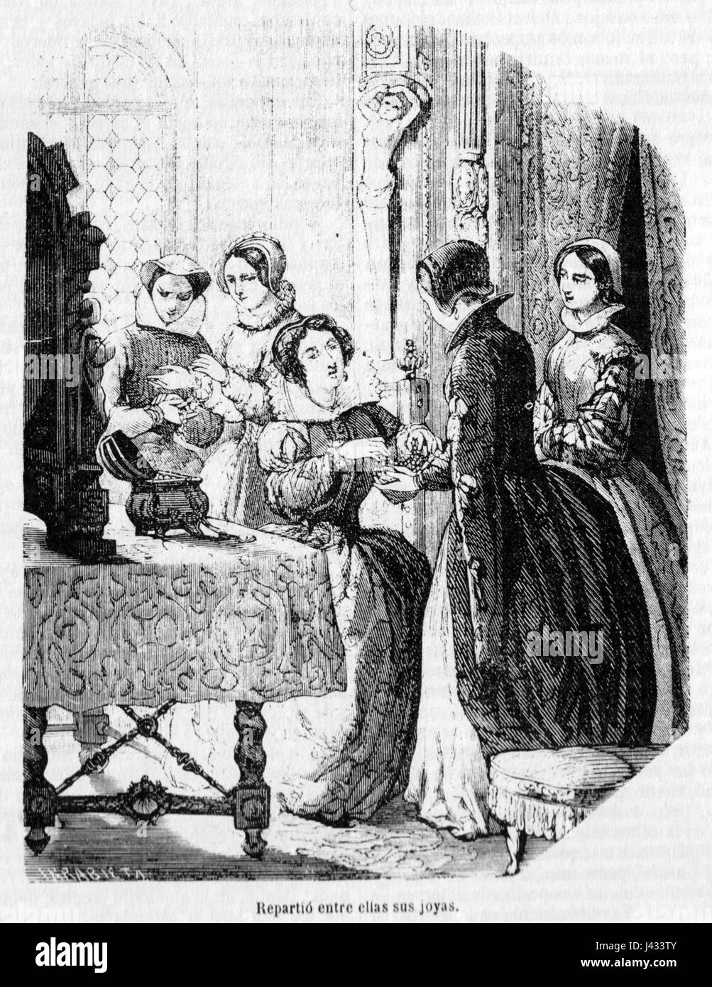 Los Monfies de las Alpujarras Illustration pag 169 Stock Photo - Alamy