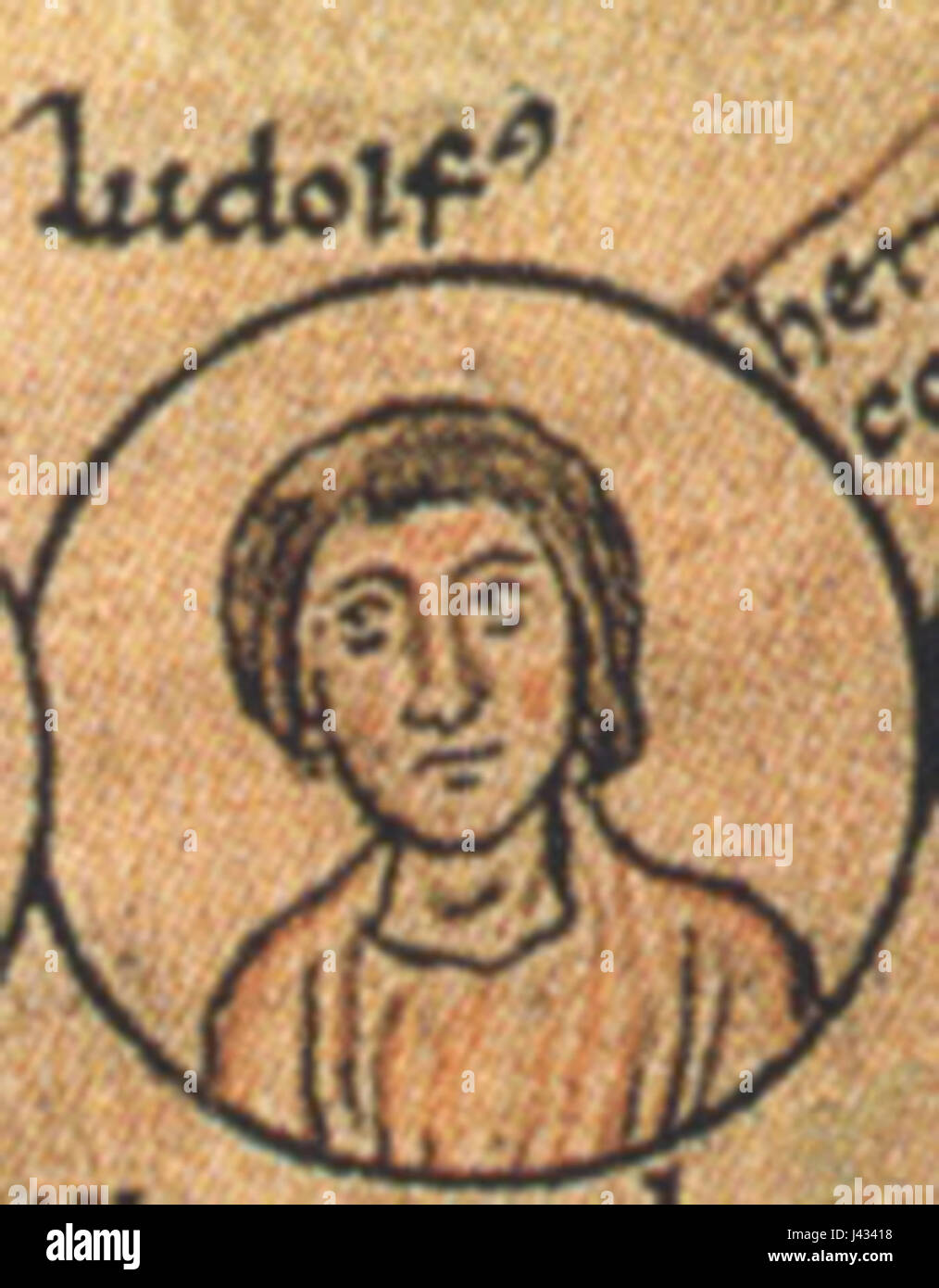 Liudolf of Lotharingia Stock Photo - Alamy