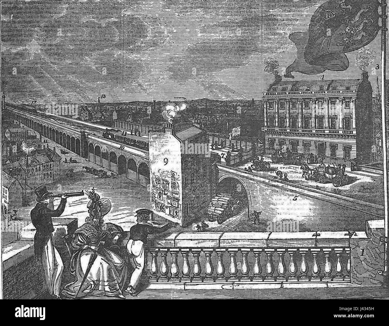 Bridge road road in Black and White Stock Photos & Images - Alamy