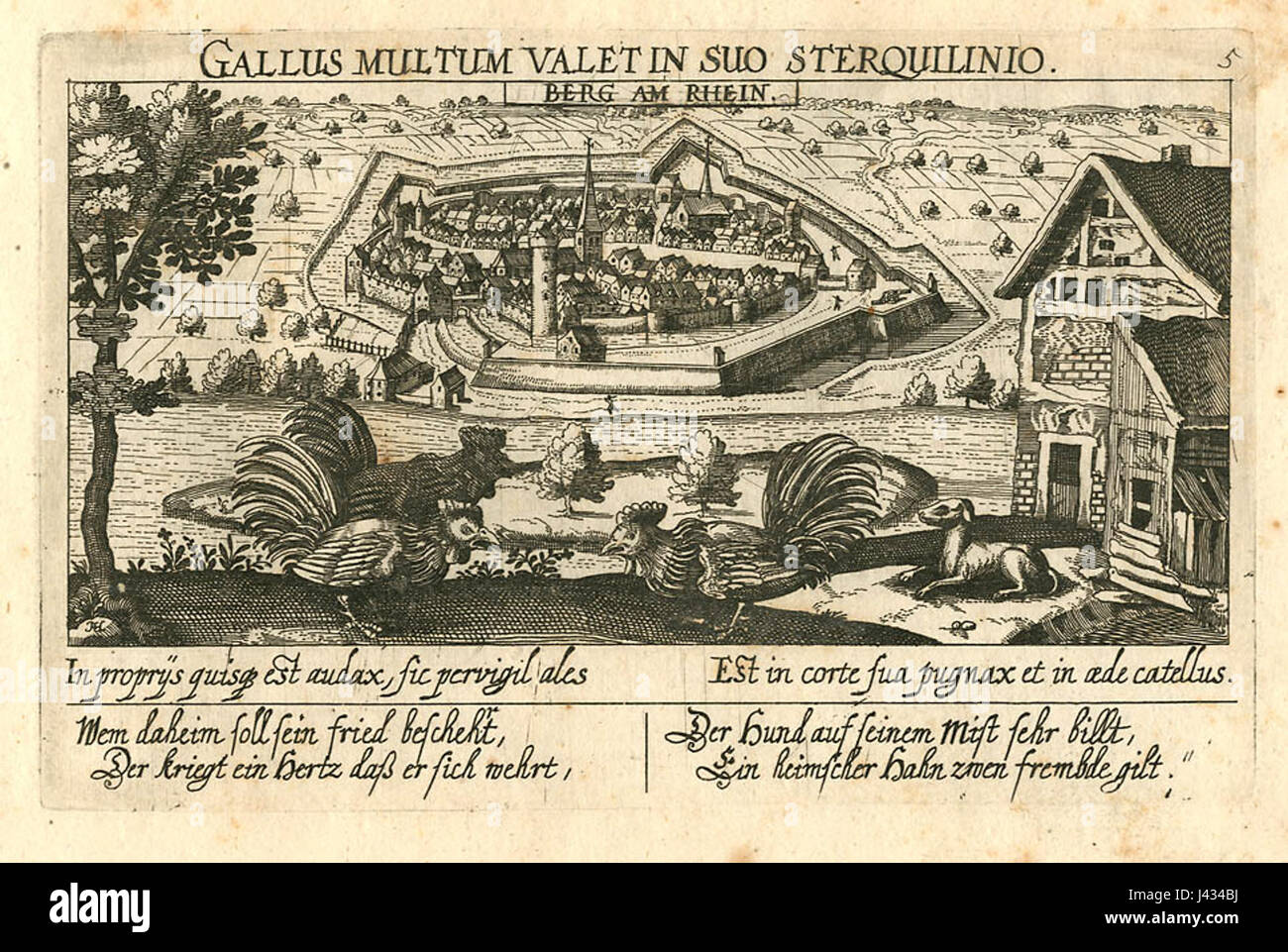 This Latin phrase describes a scene where soldiers from the Gallus unit ...