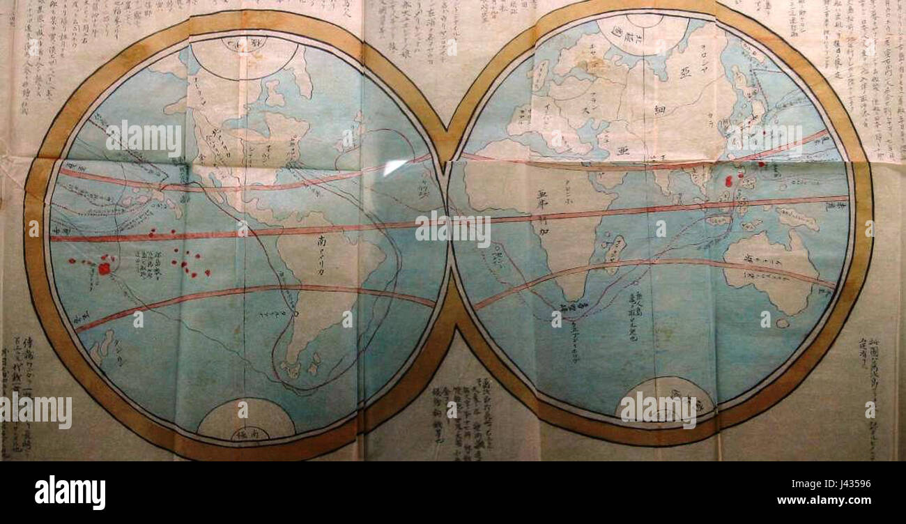 1840s map world hi-res stock photography and images - Alamy