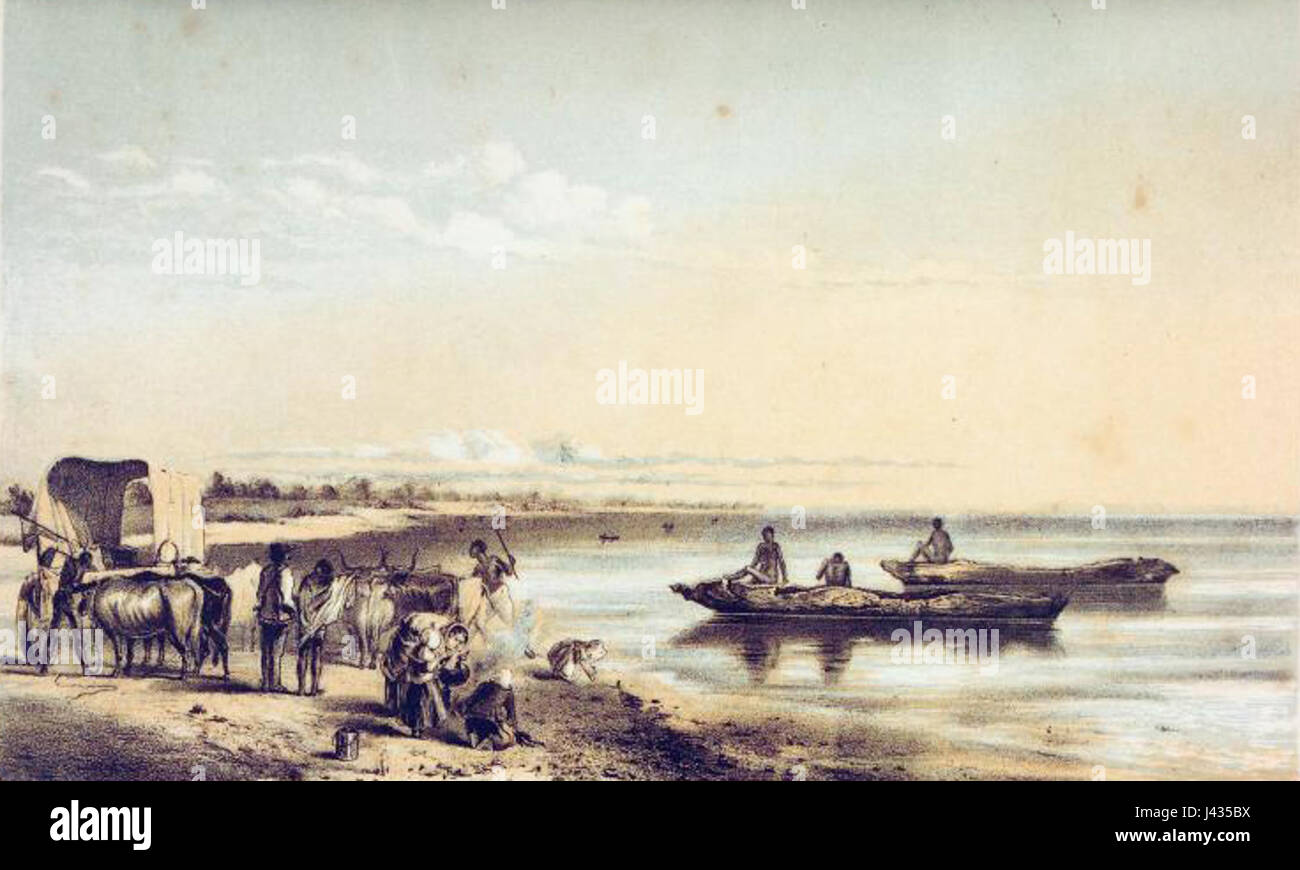 Lake Ngami 1857 Stock Photo - Alamy