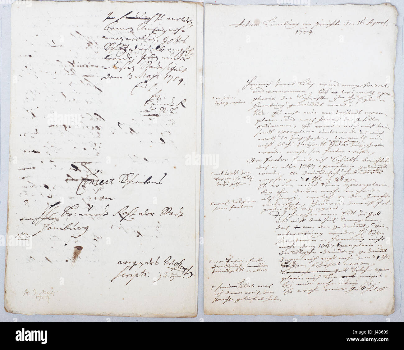 This refers to a historical document or archive from the Lueneburg City Archives. The document ...