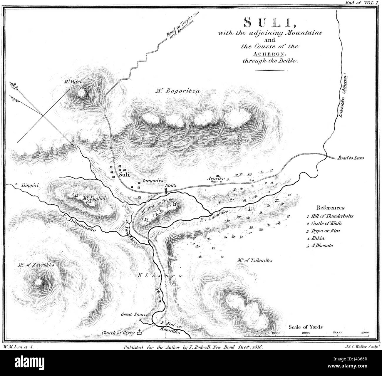 The Map of Souli highlights the historical region of Souli, located in ...