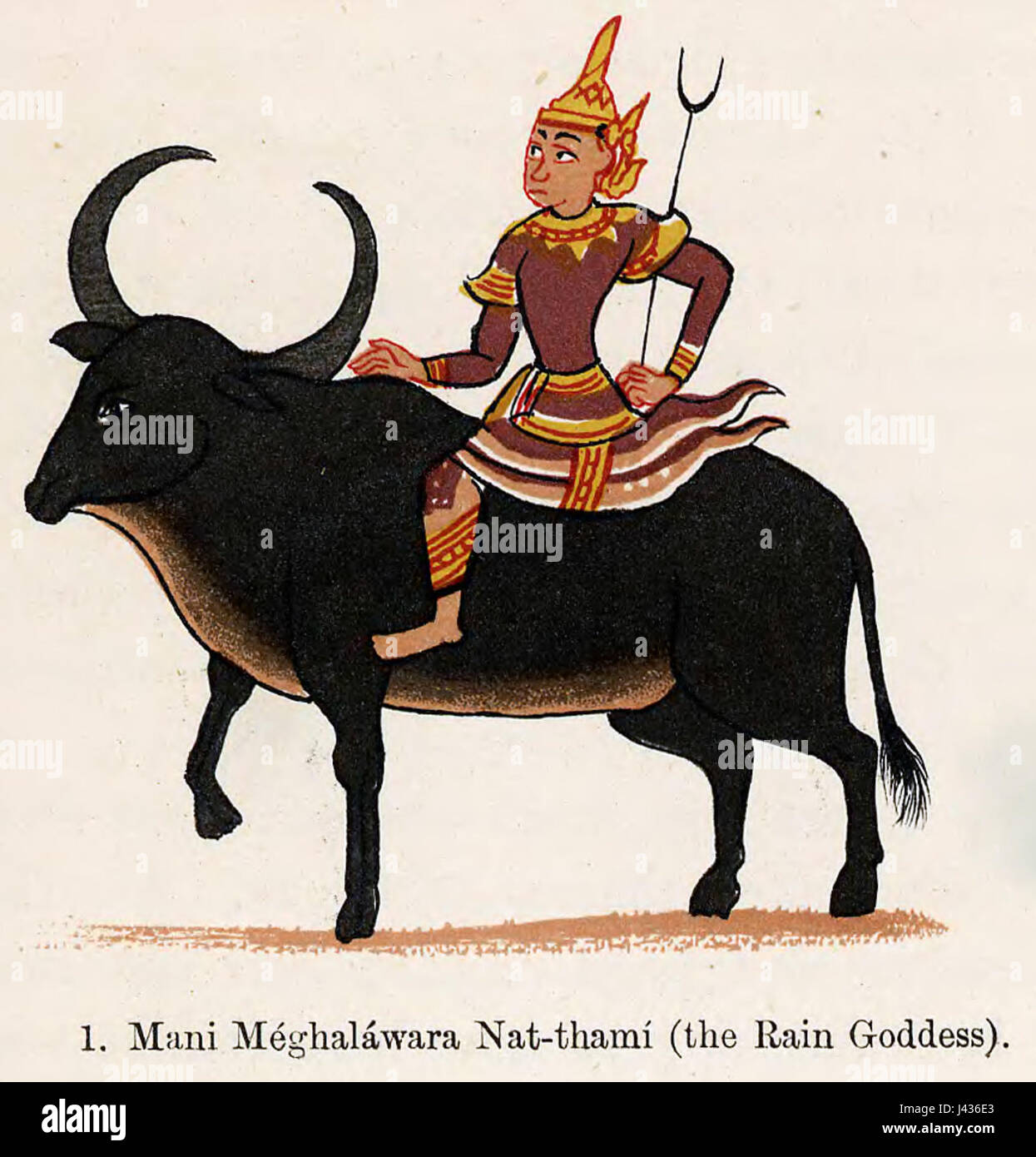 Mani Meghalawara Nat is a deity in Burmese mythology, worshiped as the ...