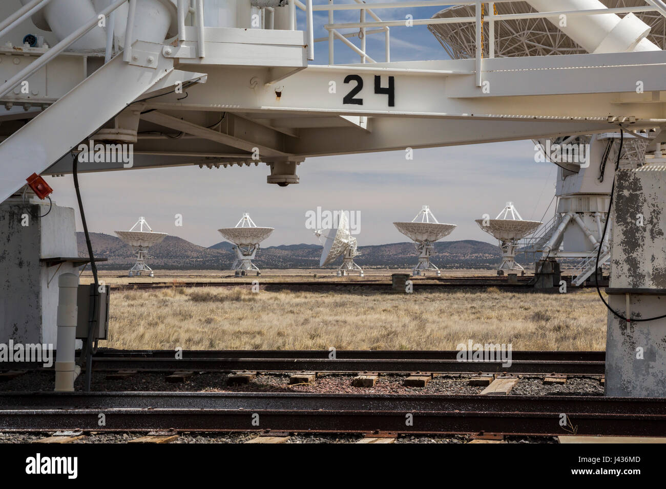 Datil, New Mexico - The Very Large Array radio telescope consists of 27 ...
