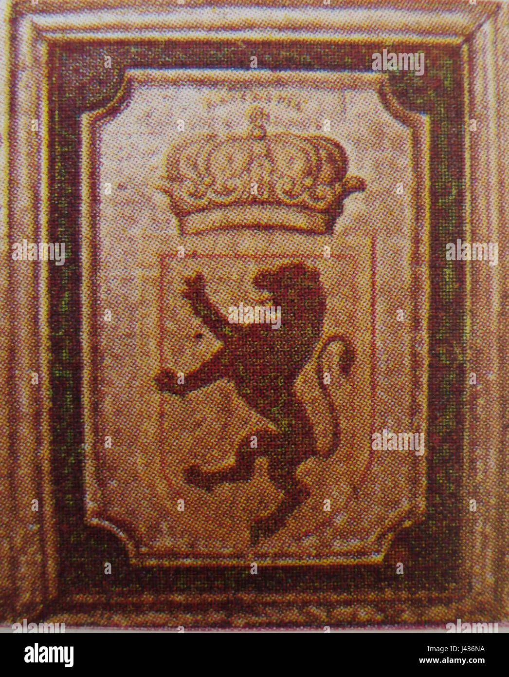 The Macedonian coat of arms from 1844 represents the national identity ...