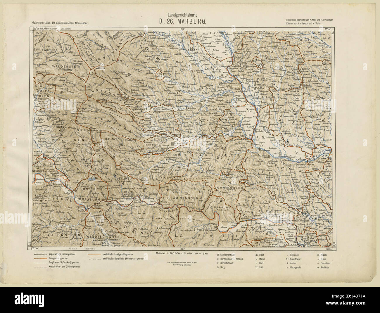 Marburg map hi-res stock photography and images - Alamy