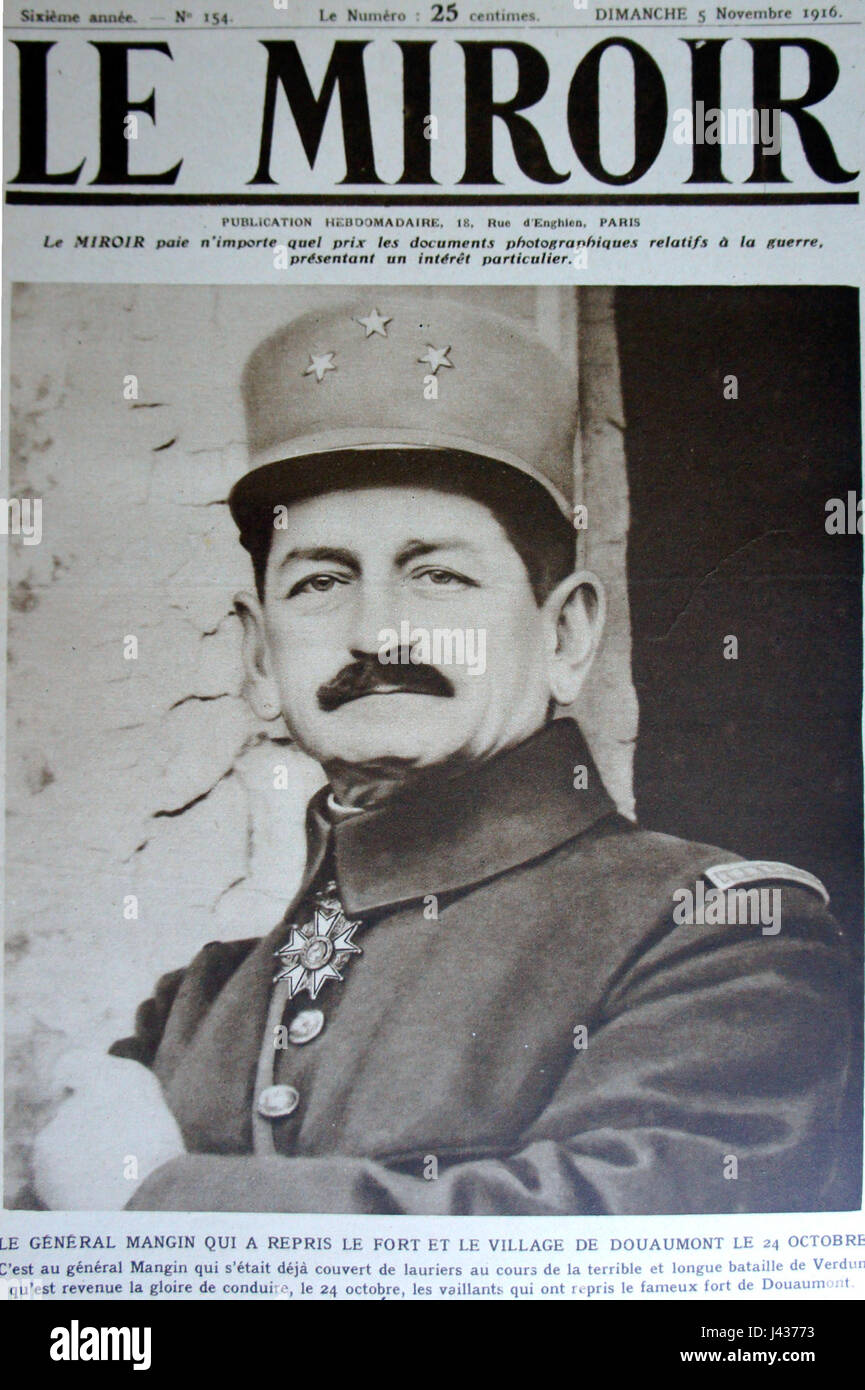 This title refers to a piece or a work associated with the name 'Mangin ...